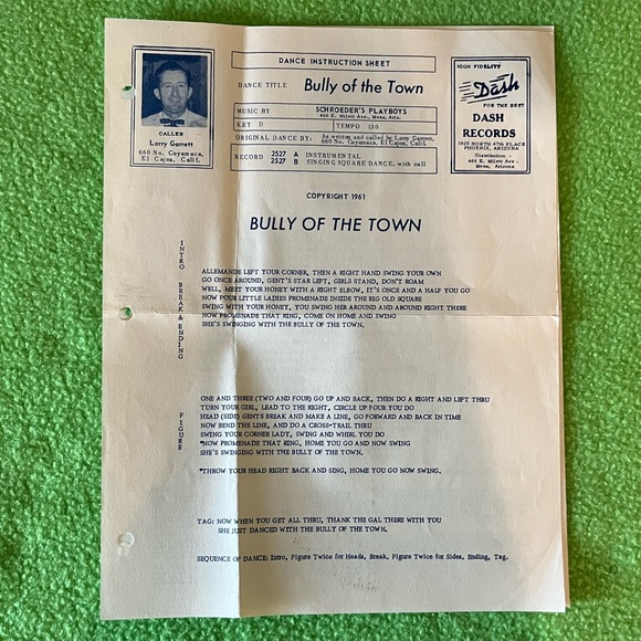 Square Dance Callers | Other | Vintage 961 Square Dance Callers ...